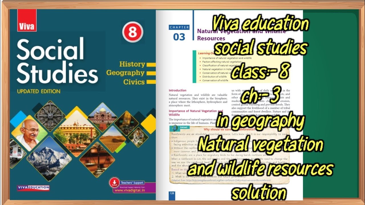 viva education social studies class 8 ch 3 in geography Natural ...