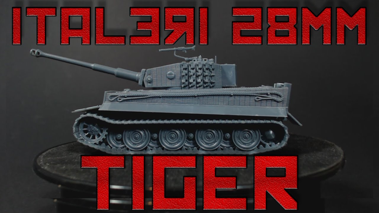 Italeri's Plastic Tiger 1 [28mm] - YouTube