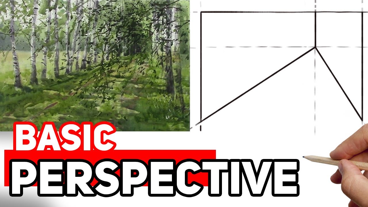 Perspective in painting. How to Draw in Perspective for Beginners - YouTube