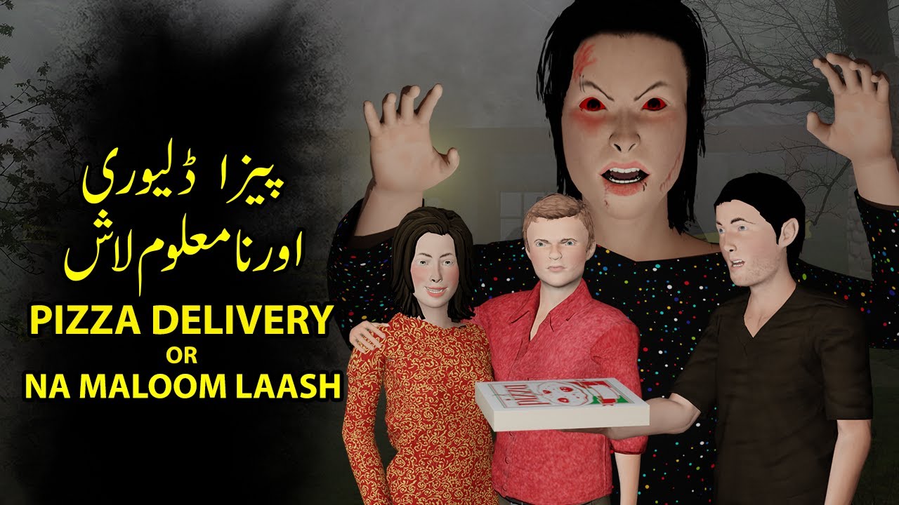 Pizza Delivery in a Haunted House | True Animated Horror Story | Urdu ...
