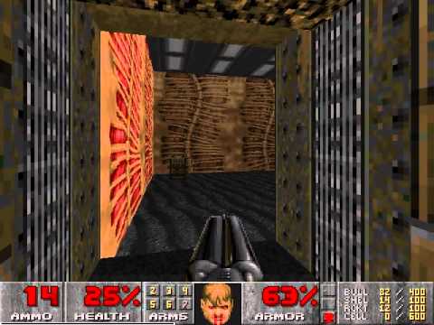 Doom 2 - July 1994 BETA MAPS - MAP22 (UV-Max) 13:44 The Catacombs - YouTube