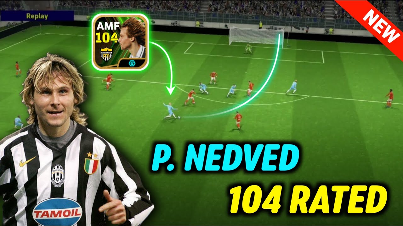 New 103 Rated Booster Epic AMF P. Nedved Review & Gameplay in eFootball 2024 | Weird Gaming FC ...
