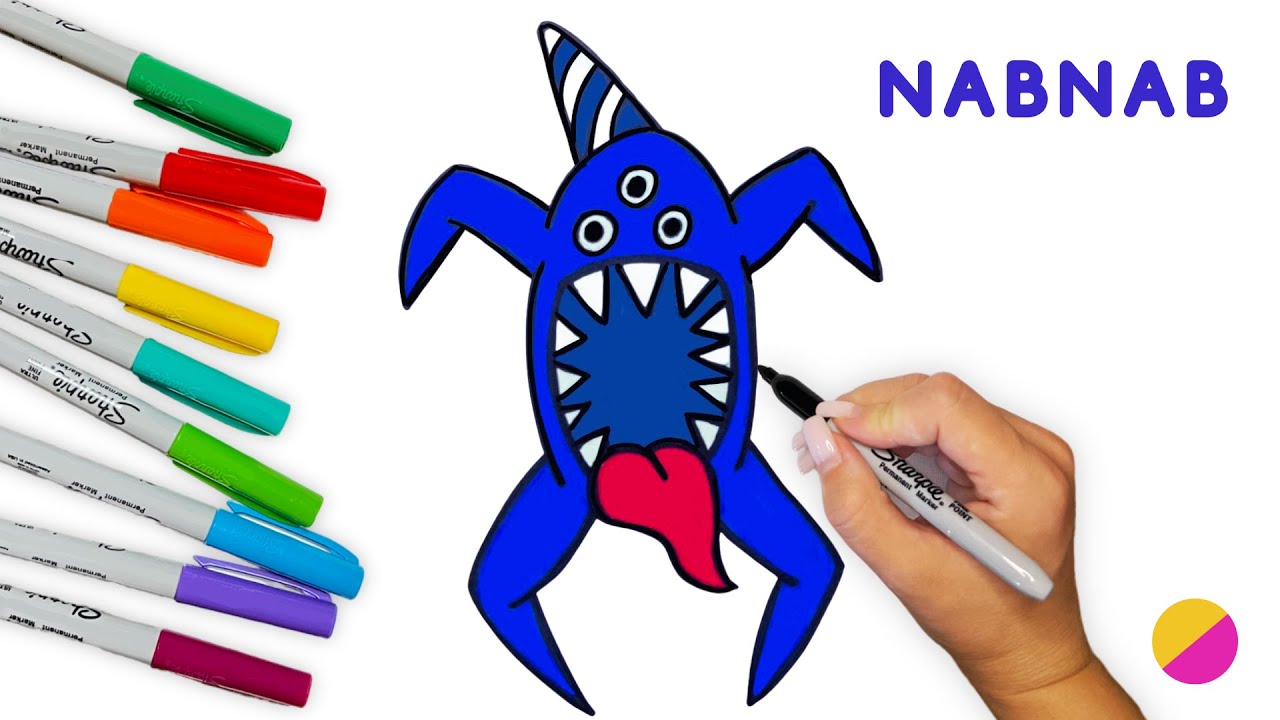 How To Draw Nabnab | Garten of Banban 2 - YouTube