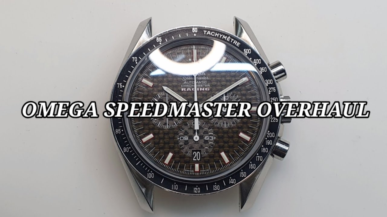 [명품시계수리] 오메가 스피드 마스터 시계수리 오버홀 (omega speedmaster watch restoration ...