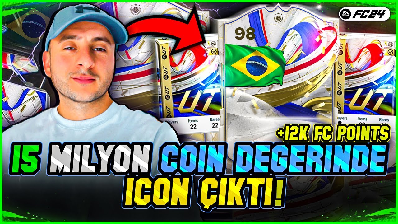 EN İYİ ICON OYUNCU ÇIKTI & 12K FP PAKET AÇILIŞI & FUT CHAMPS #EAFC24 ...