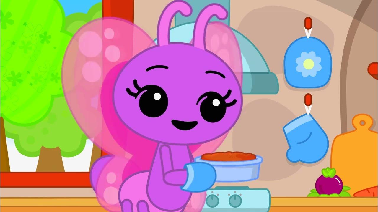 Mariposita está en la cocina ♪ 🦋 con Maripositas de verdad - YouTube