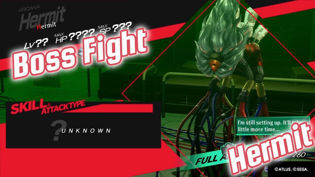 Persona 3 Reload Boss fight Hermit - YouTube