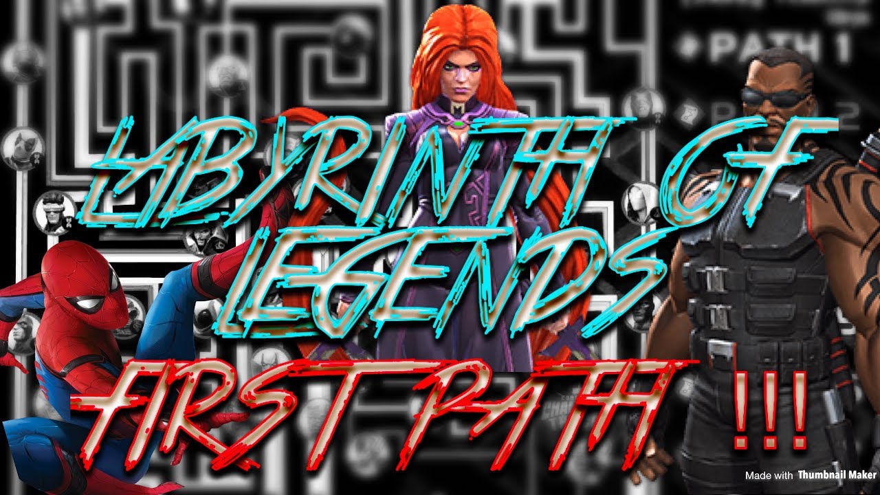 Labyrinth of Legends !!! First path !!! Marvel Contest of Champions ...