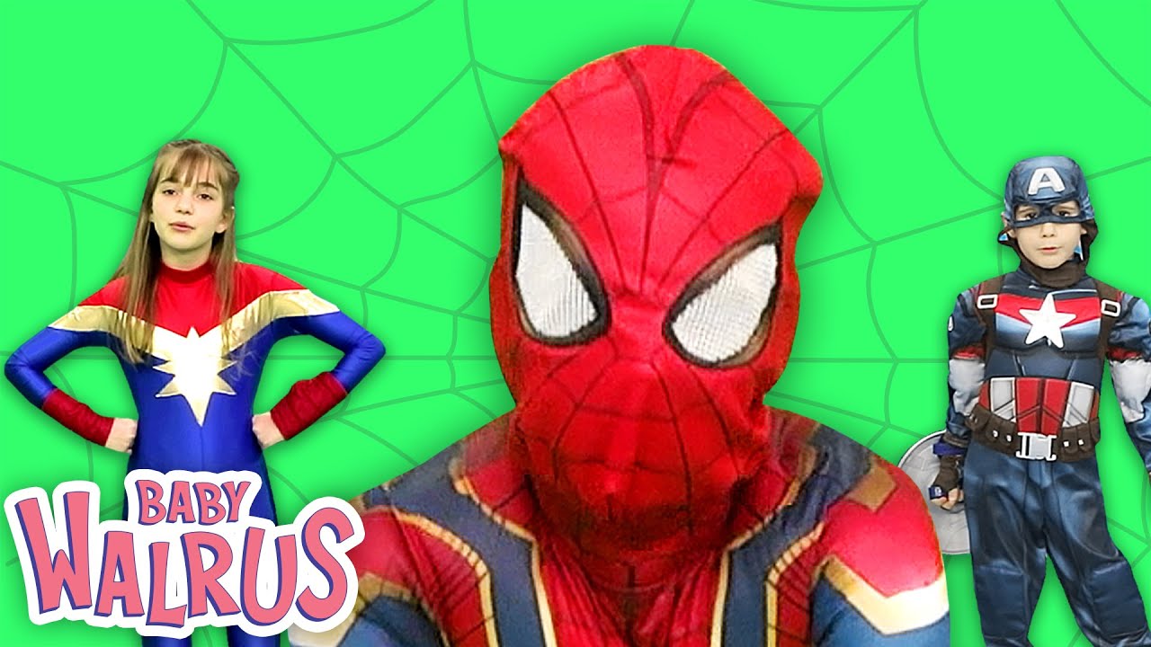 SpiderMan Nursery Rhymes | Wheels on the Bus, Clap your Hands, Happy ...