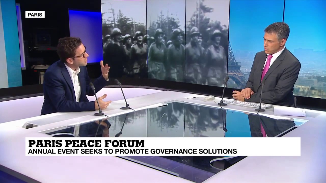 Interview of Justin Vaïsse on France 24 in English | Paris Peace Forum ...