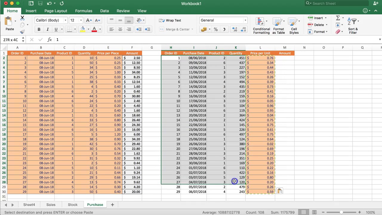 Stock Control and Purchase Tool in Excel (2018) - YouTube
