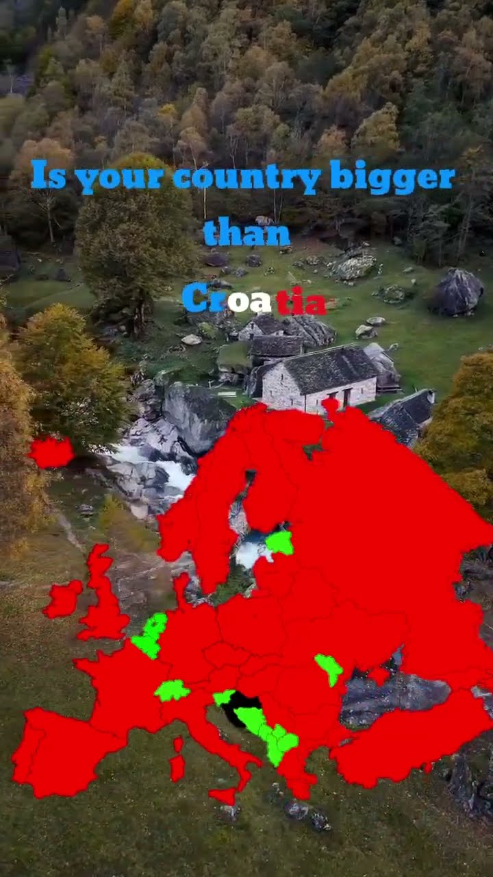 Is your country bigger than Croatia #enfemapping #memes #geography # ...