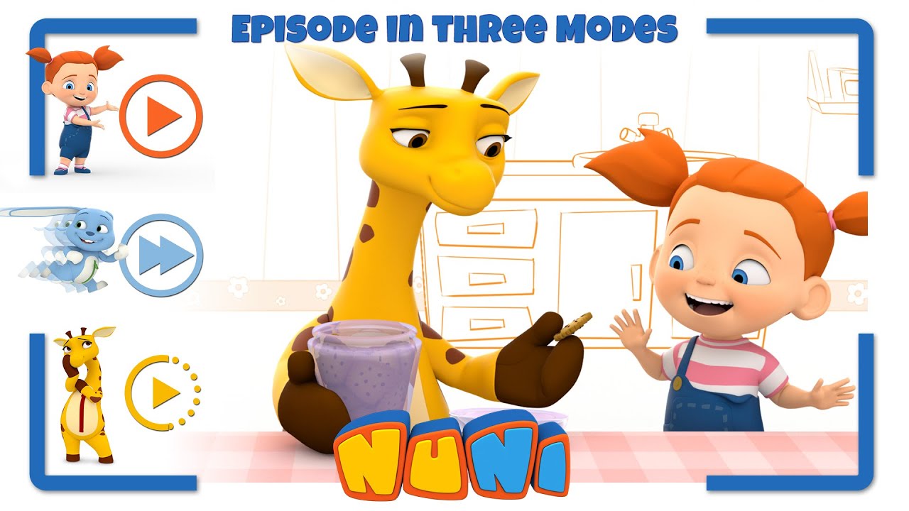 NuNi in Three Modes 🧡💛💙 Its Time To Eat 🥣 Sharing Is Caring🍪🍰 - YouTube