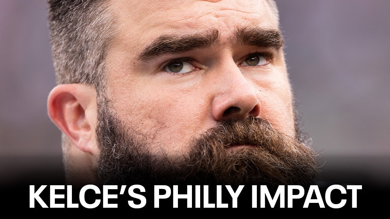 Eagles' Jason Kelce's impact on the Philadelphia community - YouTube