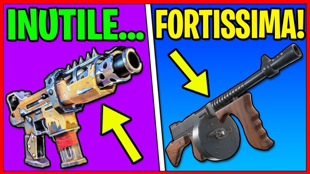 VOTO *TUTTE* Le ARMI Su FORTNITE! ** Le Hai Provate Tutte? ** - YouTube