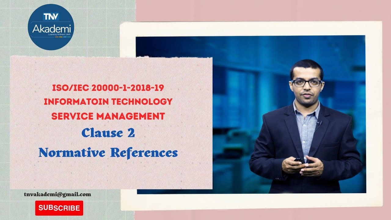 What is Normative References in Information technology Service ...