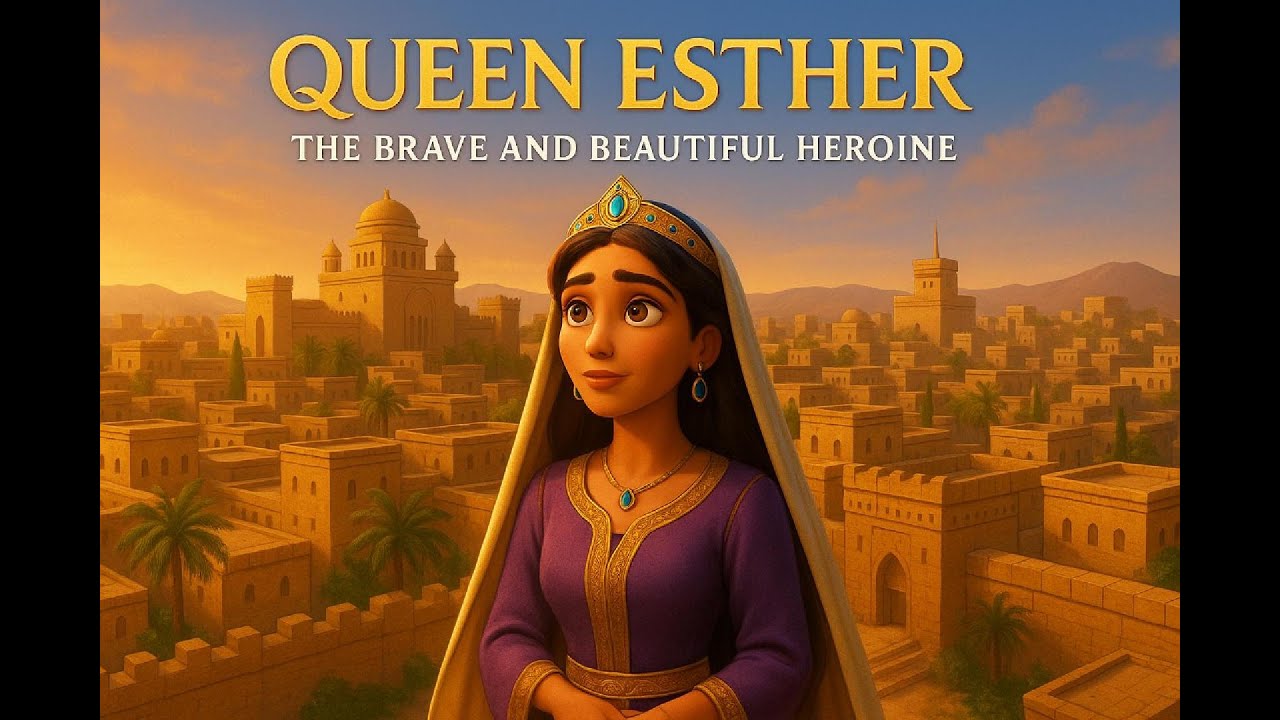 Queen Esther (Part 1) | Bible Stories | #biblestory #cartoon - YouTube