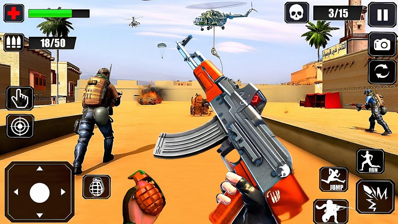 Us Army Special Forces Elite Commando Strike Force - FPS Gun Shooting ...
