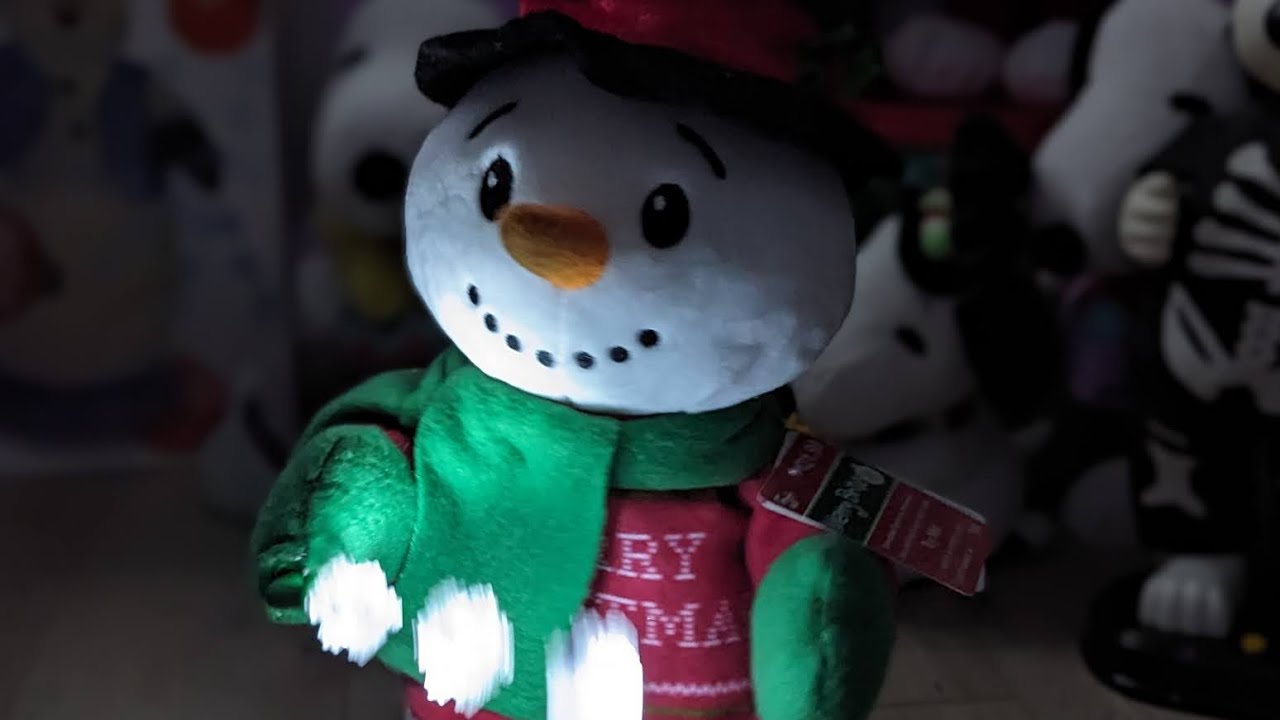 Gemmy Spinning Snowflake Snowman Remake (CVS Release) - YouTube