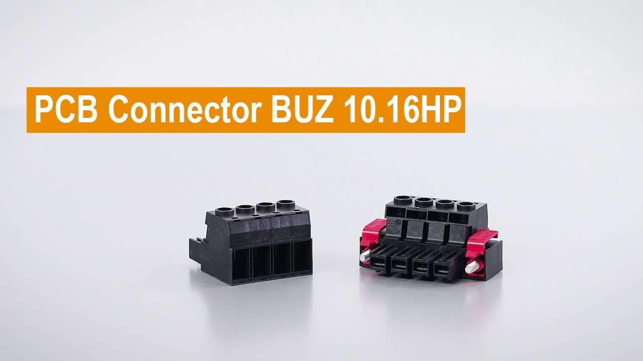 Handling - PCB Connector BUZ 10.16HP - YouTube