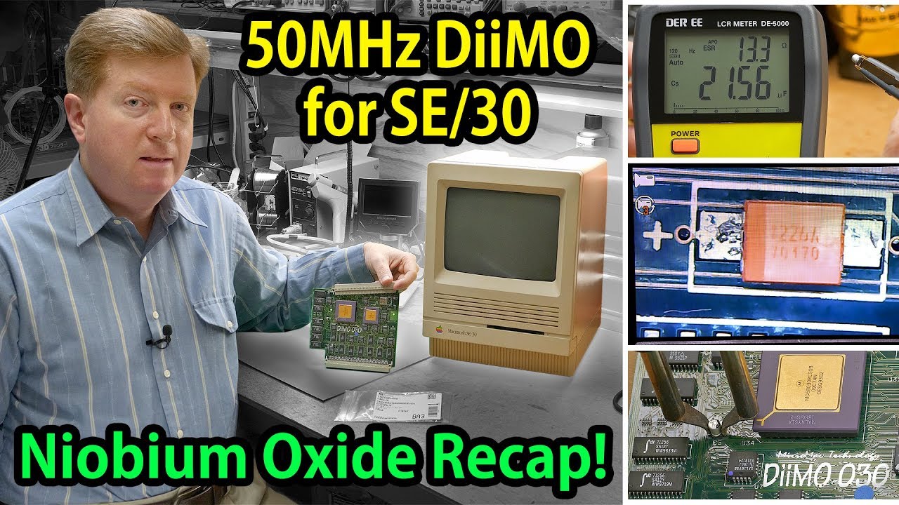 Niobium Oxide RECAP of Macintosh PDS Accelerator [MicroMac DiiMO] - YouTube