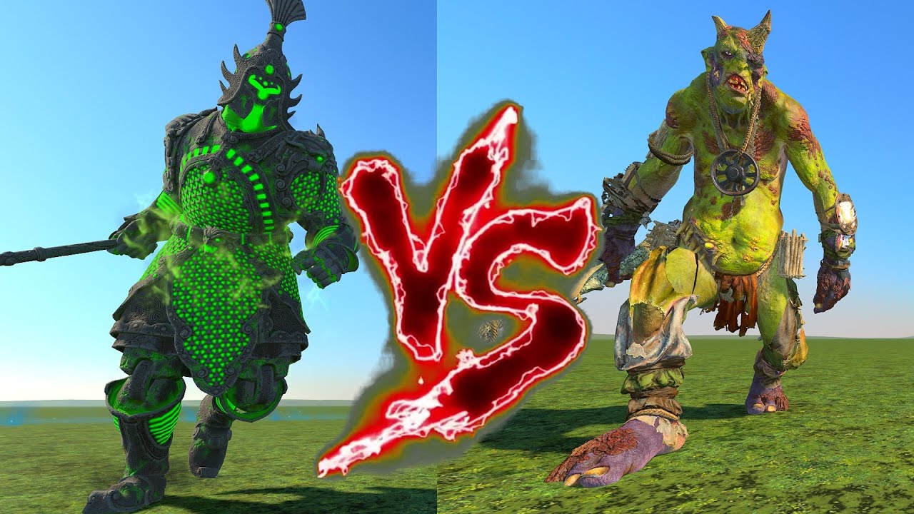 The Green Guardian VS Bilious Thunderguff. Total War Warhammer 3 - YouTube