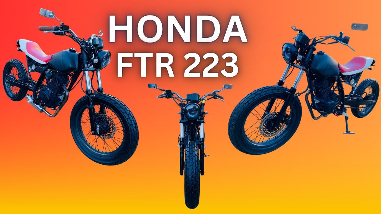HONDA FTR223 Modified - YouTube