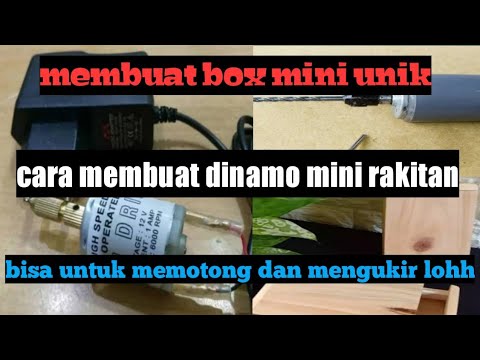 membuat box mini, cara buat dinamo mini rakitan, terbaru - YouTube