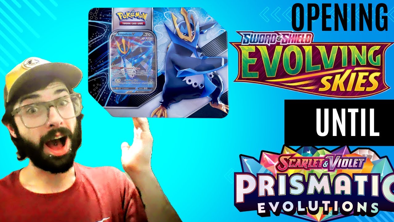 Opening EVOLVING SKIES Because PRISMATIC EVOLUTIONS Restocks Tomorrow!!! Pokemon Card TCG ...