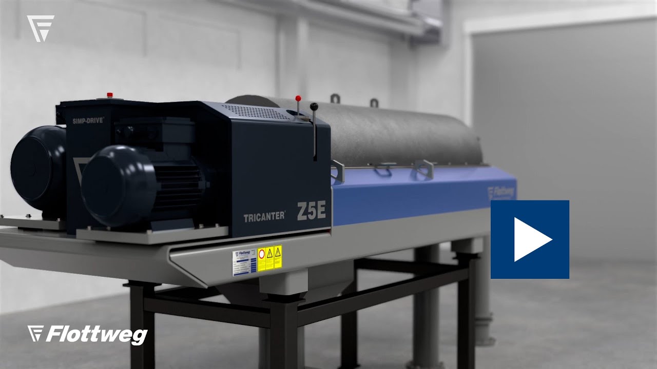 Flottweg Tricanter® – the Decanter for Three-Phase Separation - YouTube