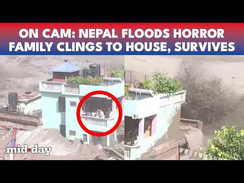 Nepal Floods VIRAL Video: House STANDS Firm Amid Raging River As Floodwaters SWALLOW Everything