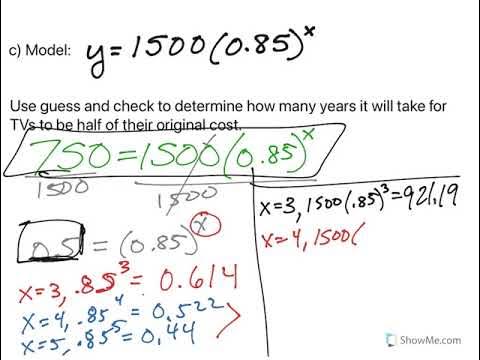Linear vs Exponential Models: Part 1 - YouTube