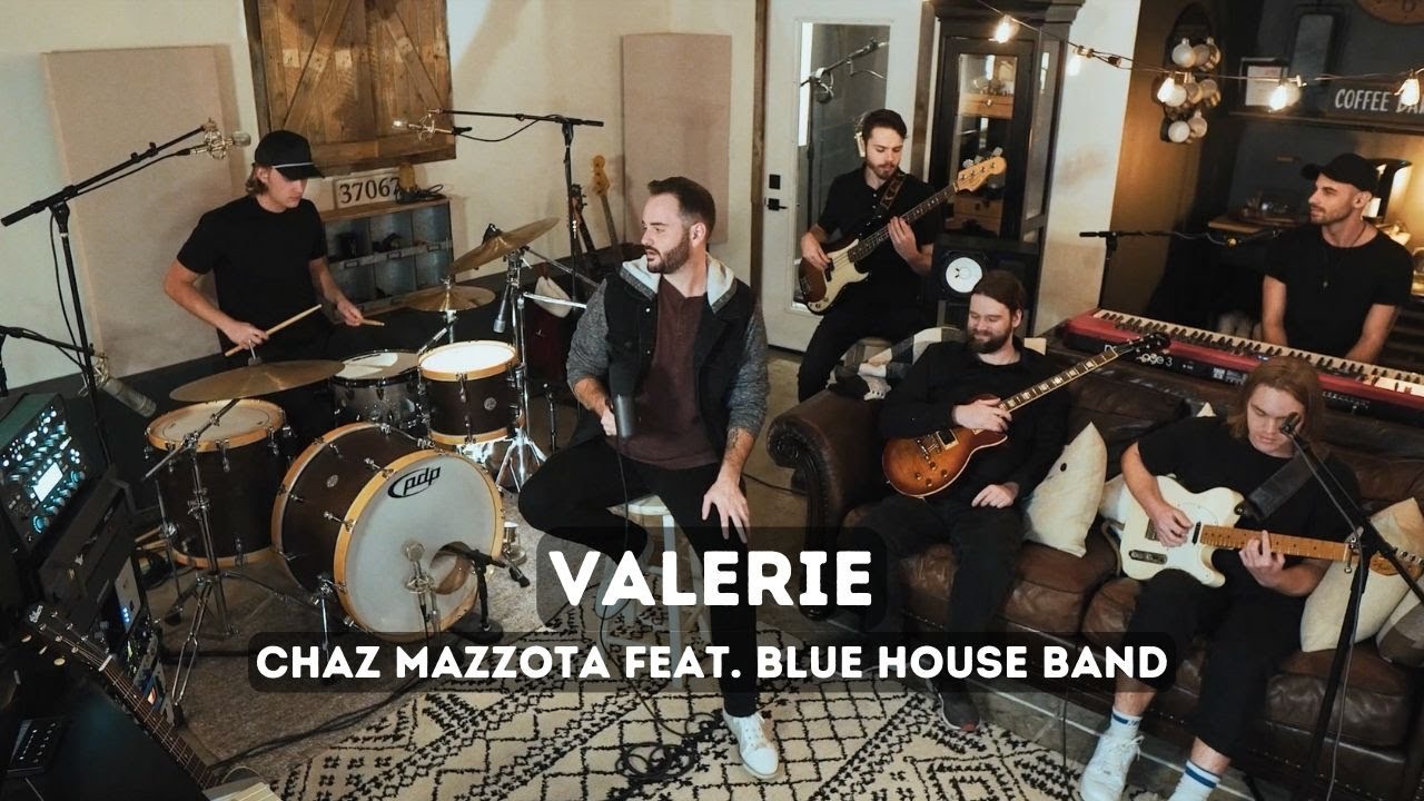 Valerie (Cover) - Chaz Mazzota feat Blue House Band - YouTube