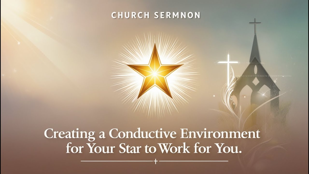 Creating conducive environment for your star to work for you - YouTube
