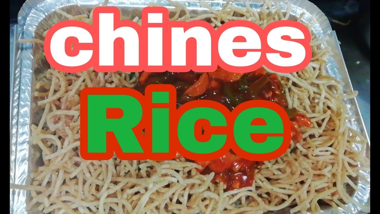 chinese fried Rice making chief - YouTube