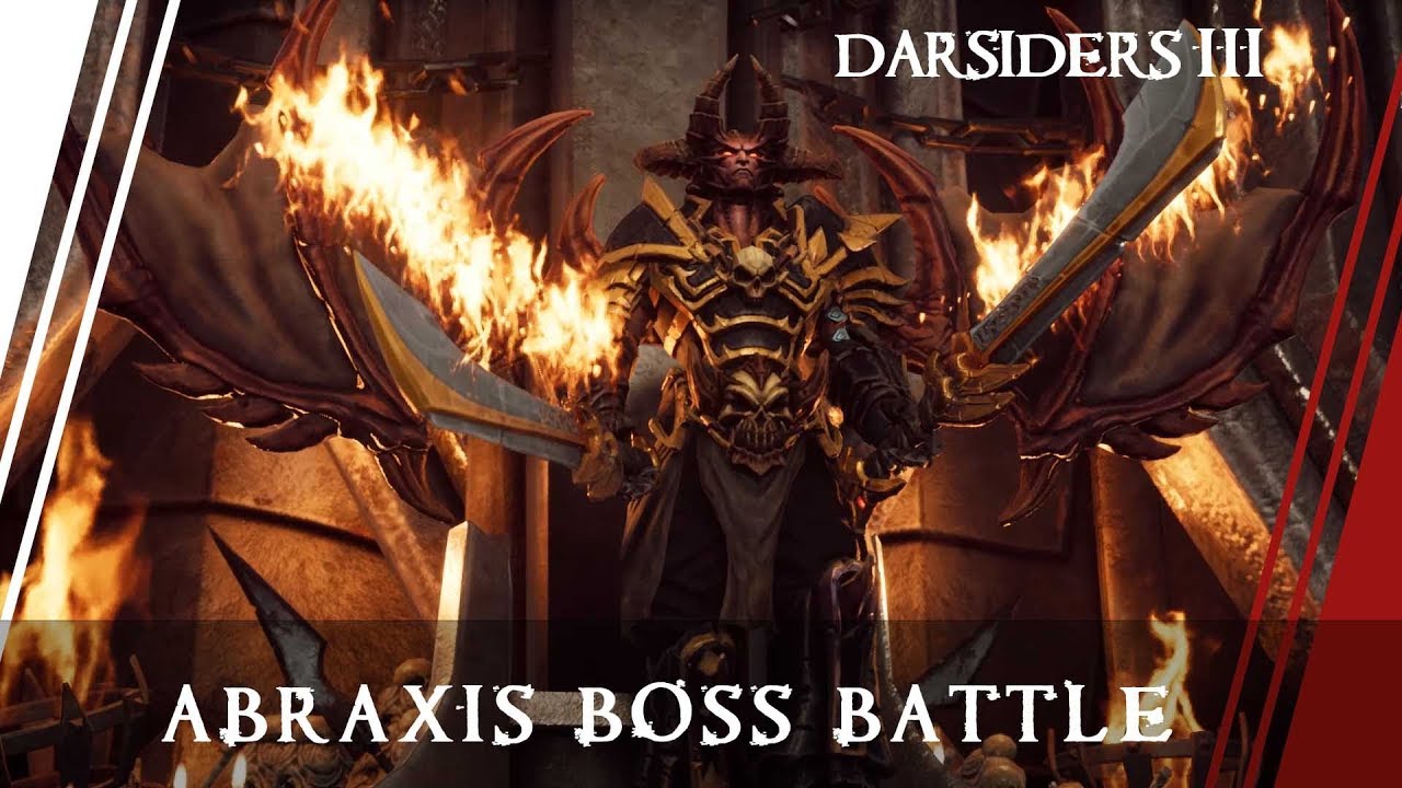 Darksiders III : Abraxis Boss Fight - YouTube