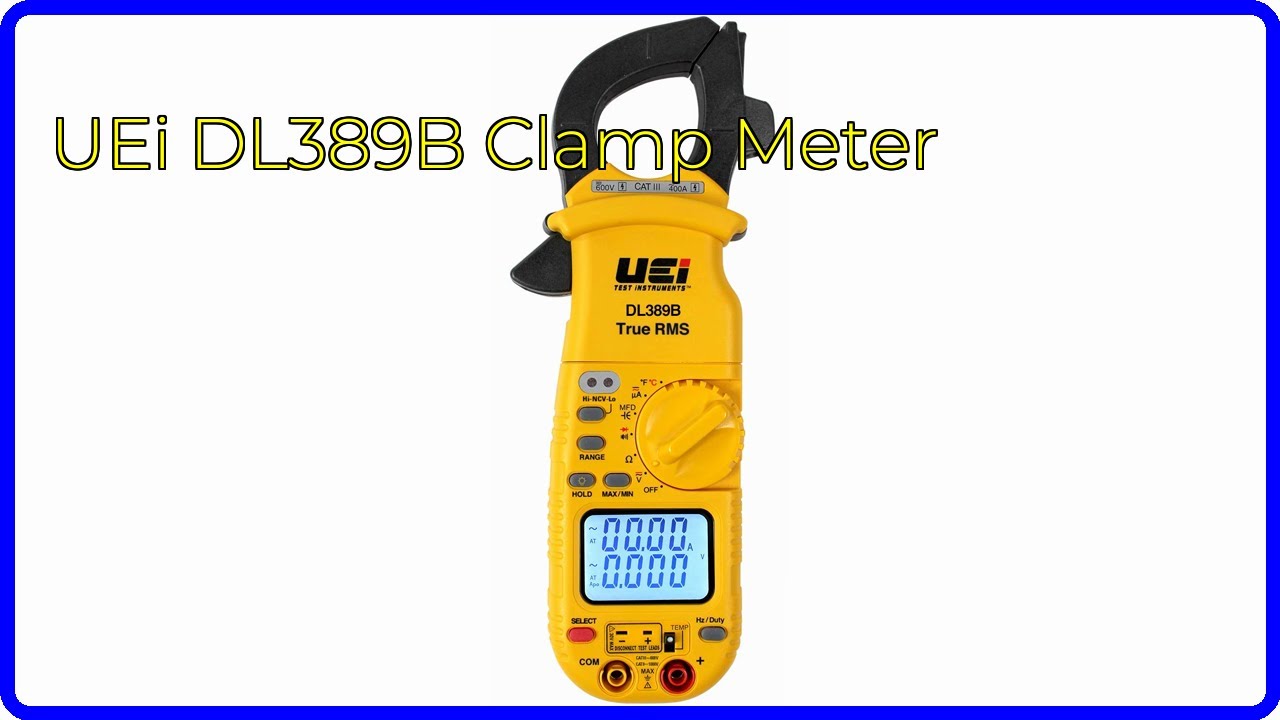 REVIEW (2026): UEi DL389B Clamp Meter. First Look. - YouTube