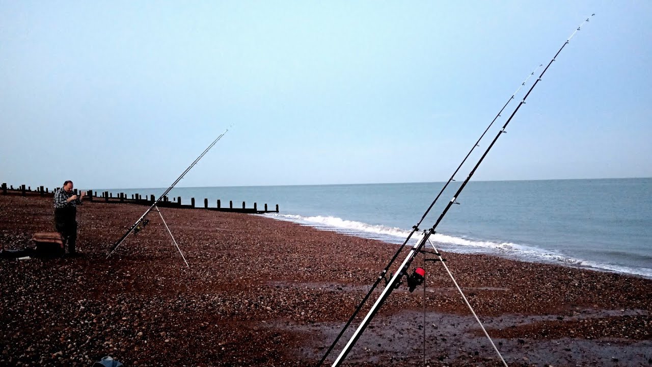 SEA FISHING UK - FISHING AT LANGNEY POINT EASTBOURNE - SHORE FISHING IN ...