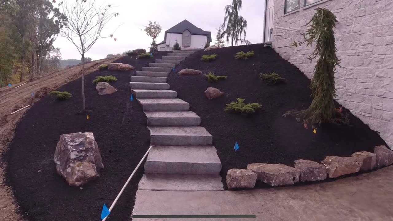 A Lot to See Here! Final Landscaping, Sidewalk, Tear-out and Driveway ...