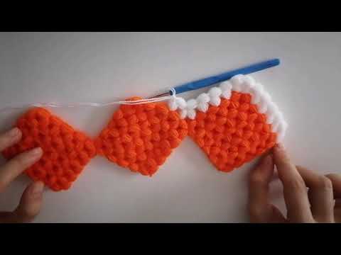 Kare lif modeli 🧵 güzel ve kolay bir lif modeli 😊🎀