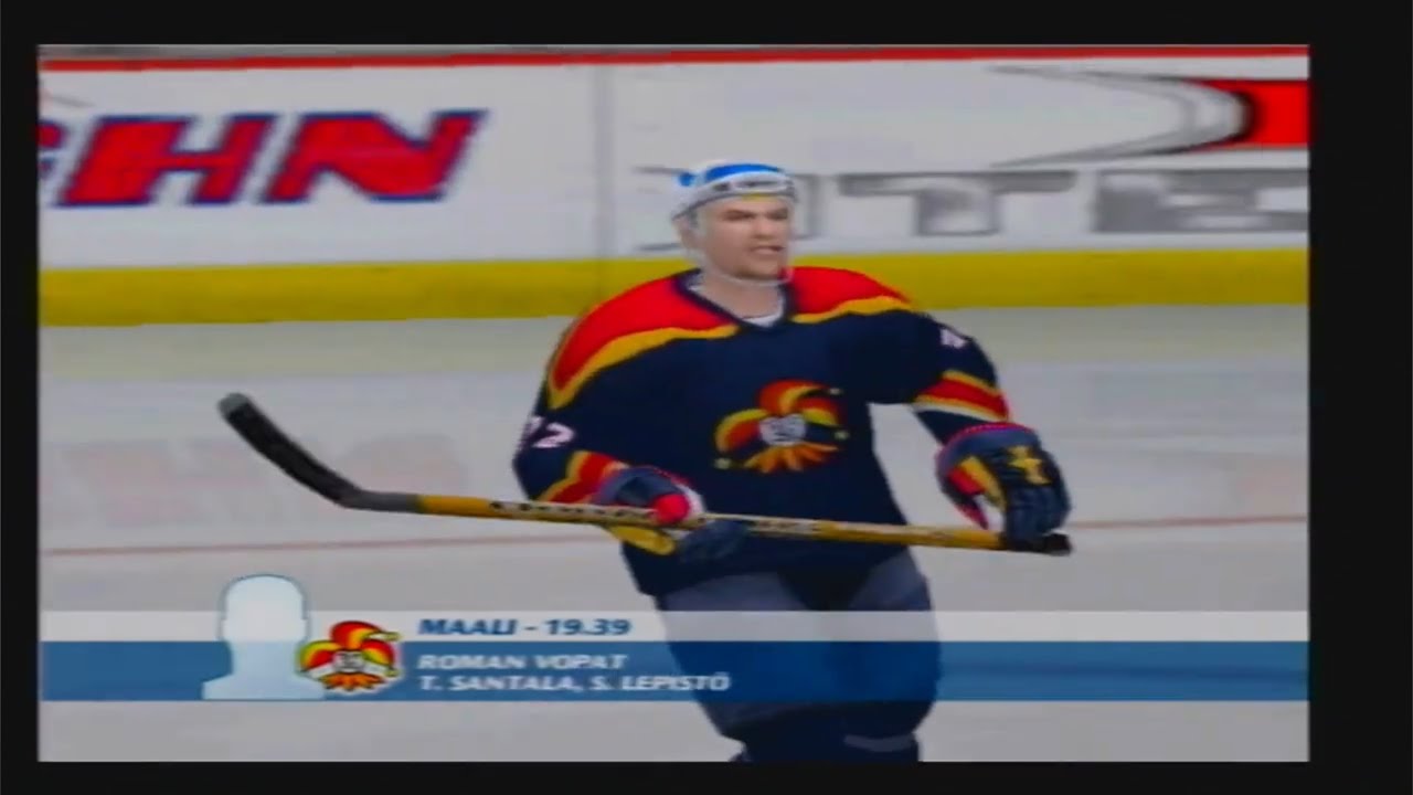 NHL 07 Goal Roman Vopat (Tommi Santala, Sami Lepistö) Jokerit (PS2 ...