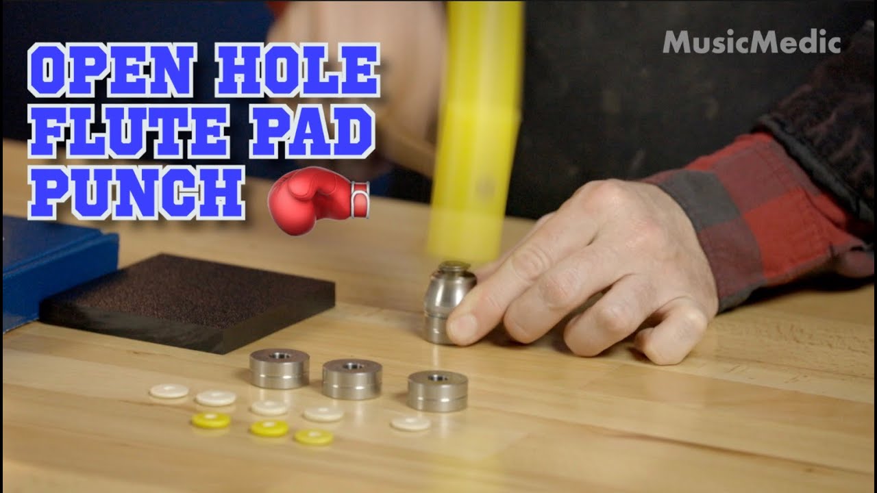 Open Hole Flute Pad Punch - YouTube