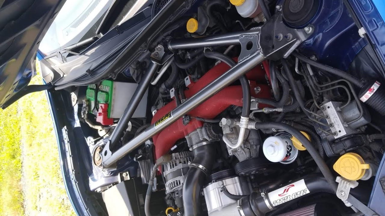 AEM Strut Brace Install on Subaru BRZ - YouTube