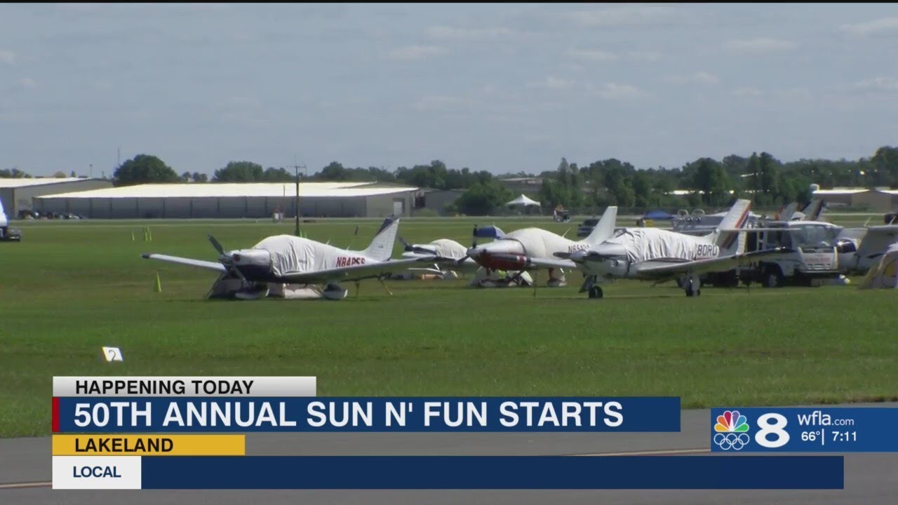 Flying into a week filled with Sun N' Fun in Lakeland - YouTube