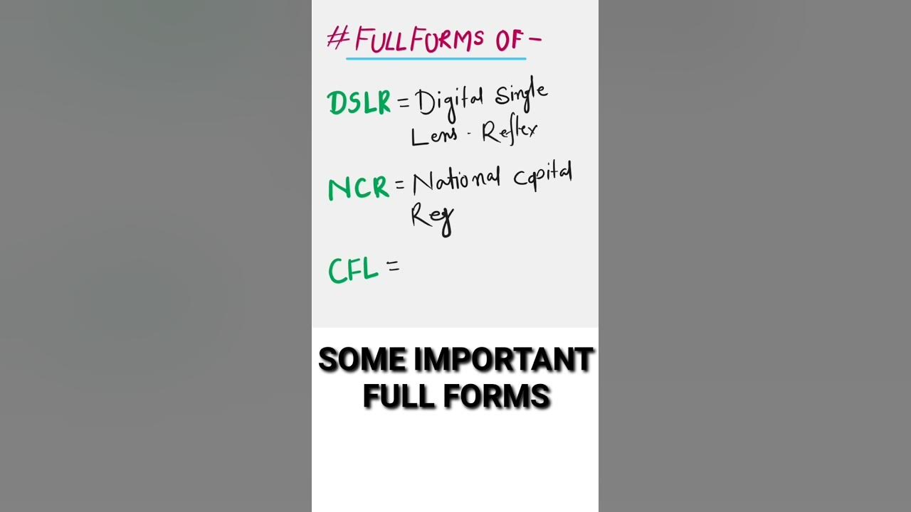 full-forms-full-form-of-dslr-shorts-youtube