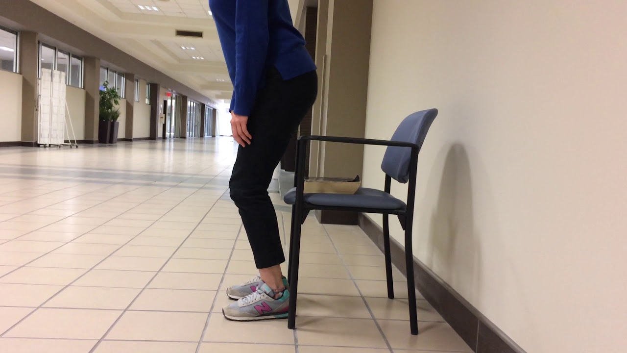 Living Well (Exercise) - Sit to stand past 90 degrees of hip flexion ...