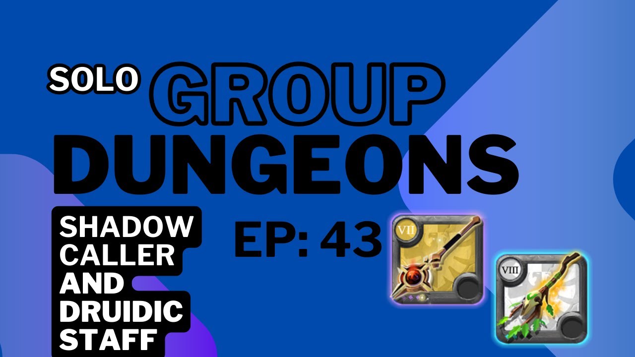albion online Solo group dungeon - shadow caller - YouTube