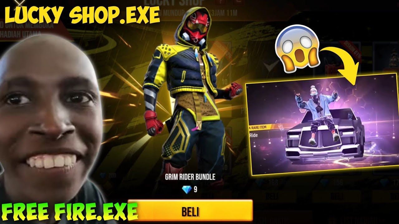 FREE FIRE.EXE - LUCKY SHOP ONLY 9DM ( ff exe, ff lucu, ff tiktok ...
