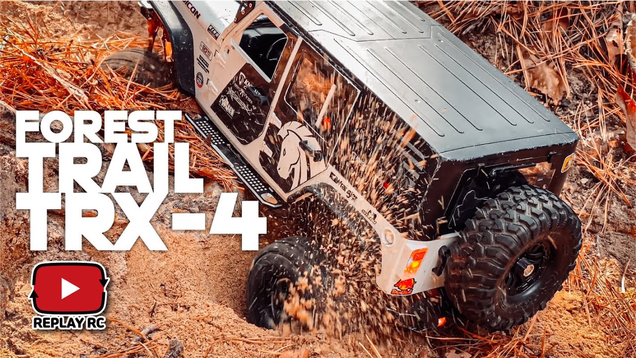 RC Car. Traxxas TRX4 | Jeep Wrangler Rubicon Forest Trail - YouTube