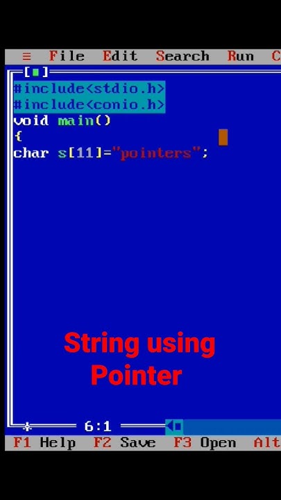 String Using Pointers C Language Vcode Technology Codewithanamika8134 Pubgmobile Youtube
